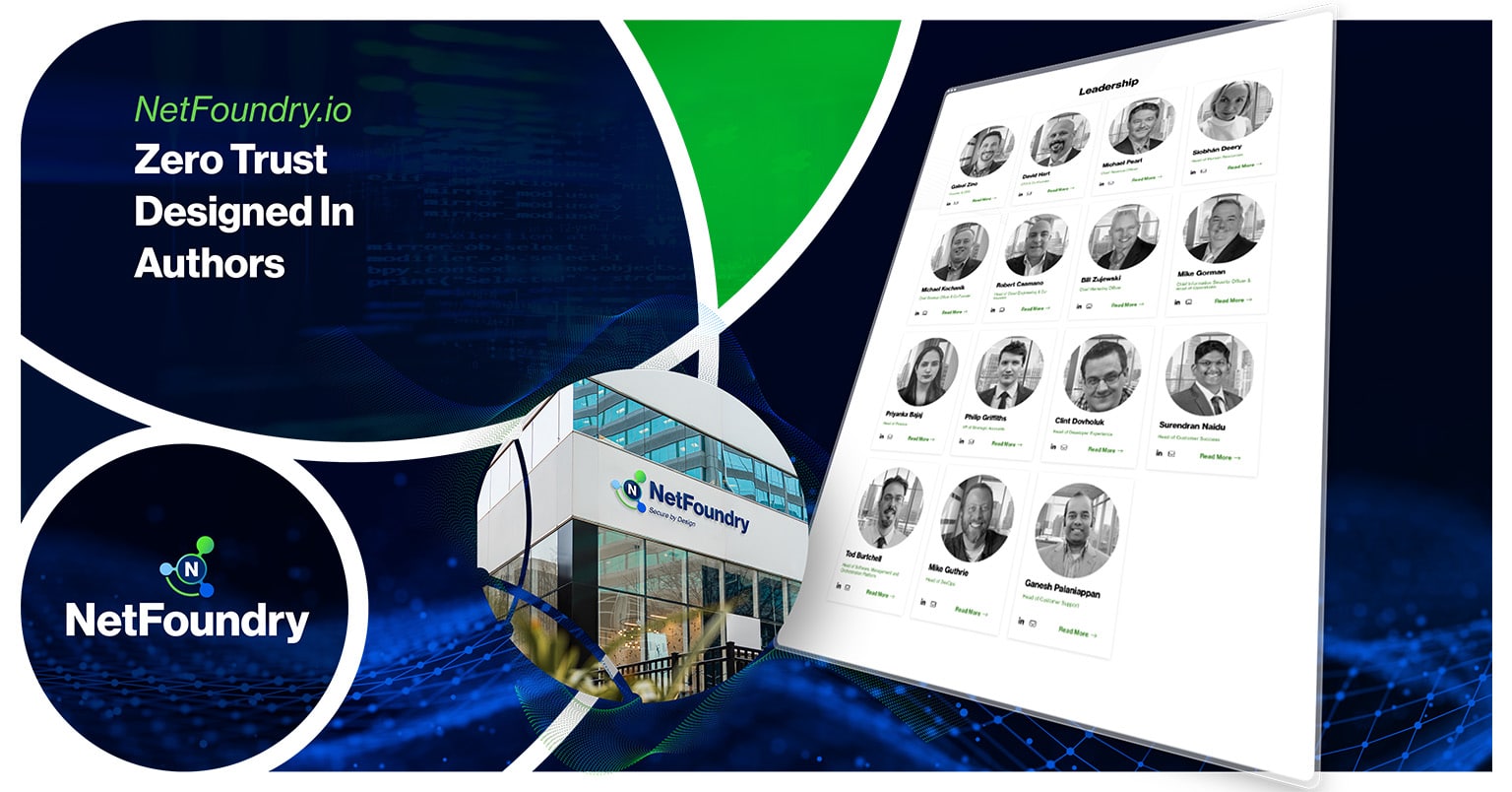 Authors - NetFoundry | Leader in Zero Trust Overlay Networks